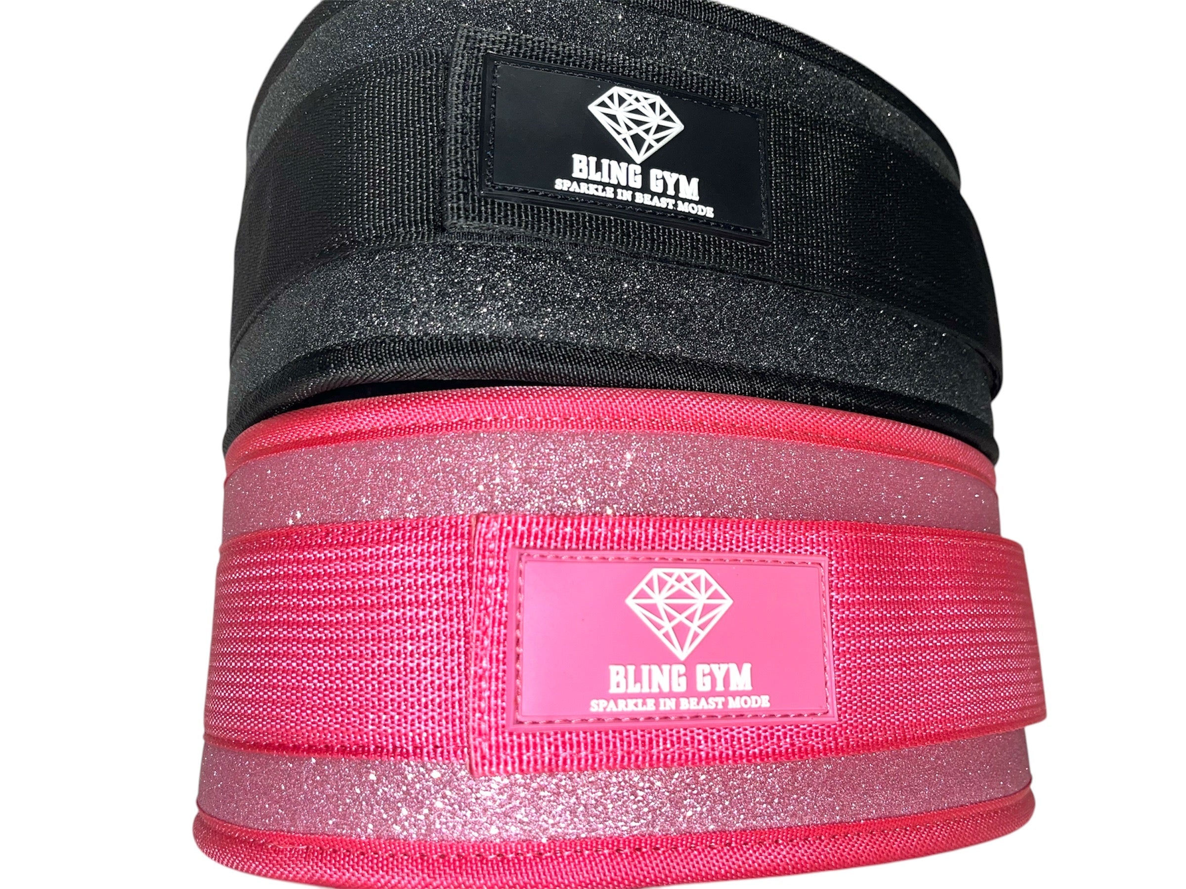 Bling Gym Glitter Weight Lifting Belts- Sparkle & Strength in Every Li